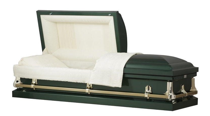 Green 20 Gauge Steel Casket - Hunter – Casket Gallery