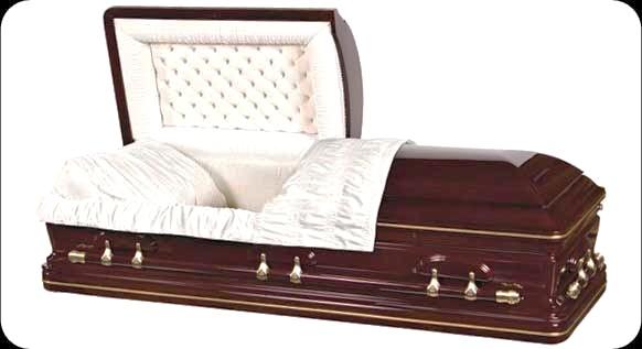 Dark Mahogany Wood Casket | Solid Cherry Wood – Casket Gallery